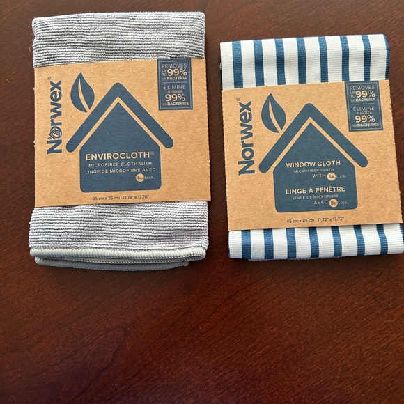 Norwex | Other | Newnorwex Enviro Cloth And Window Cloth In Gray And ...
